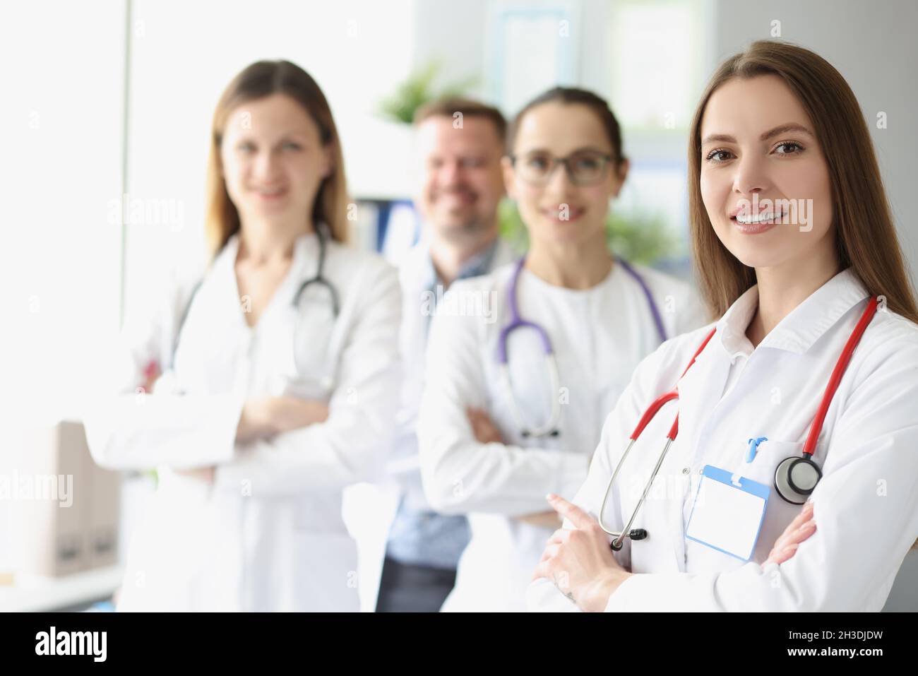 Leader team hospital hi-res stock photography and images - Alamy