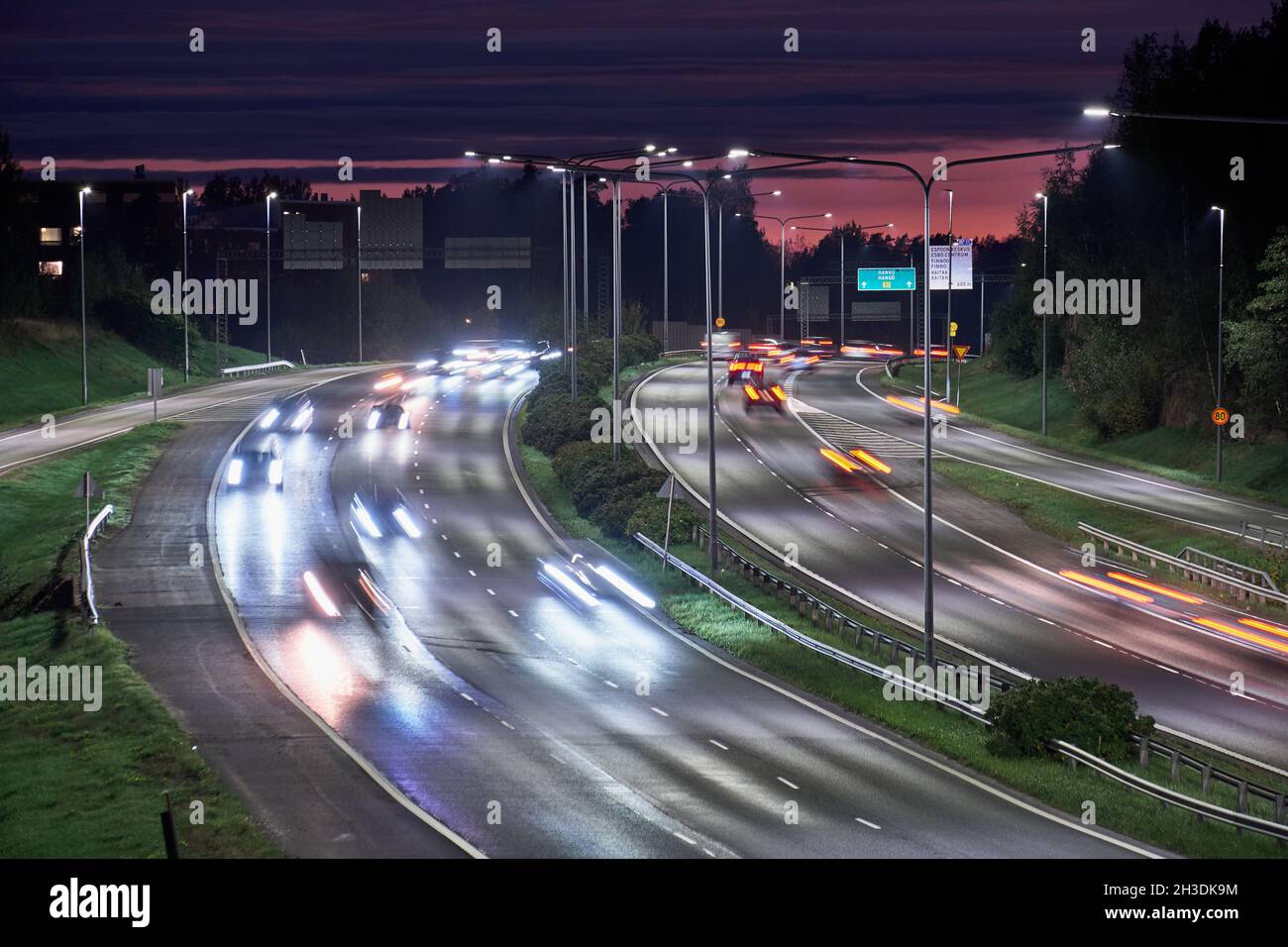 Finland motorway hi-res stock photography and images - Alamy