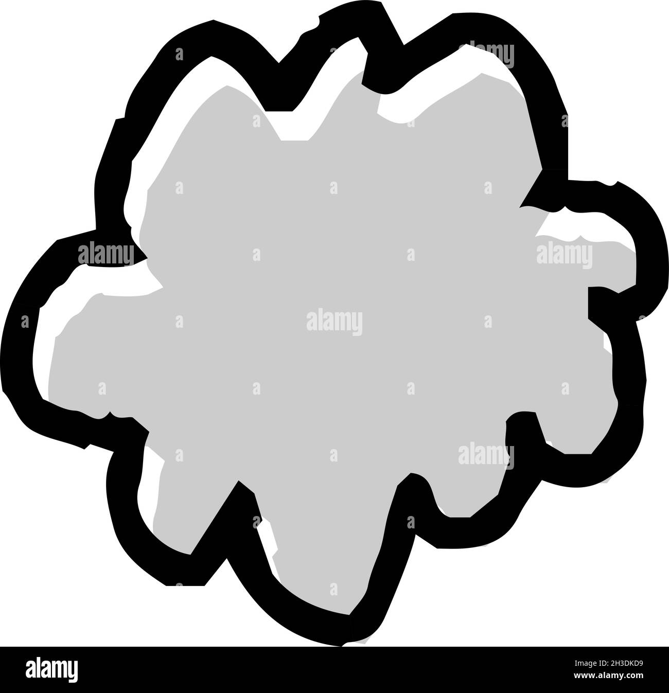 This is a illustration of Cloud graffiti drawn by a child Stock Vector ...