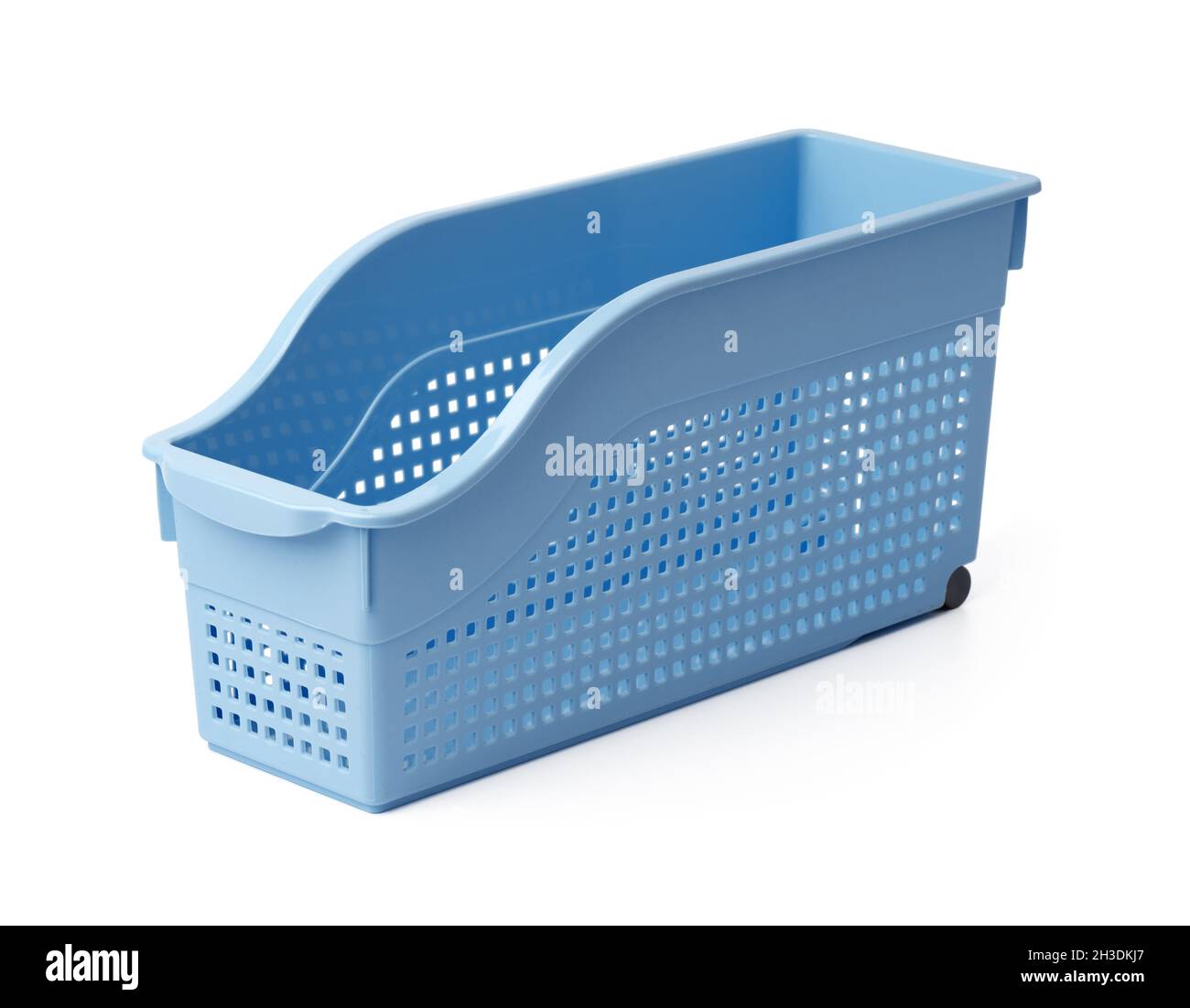 Plastic empty basket isolated on white background Stock Photo - Alamy