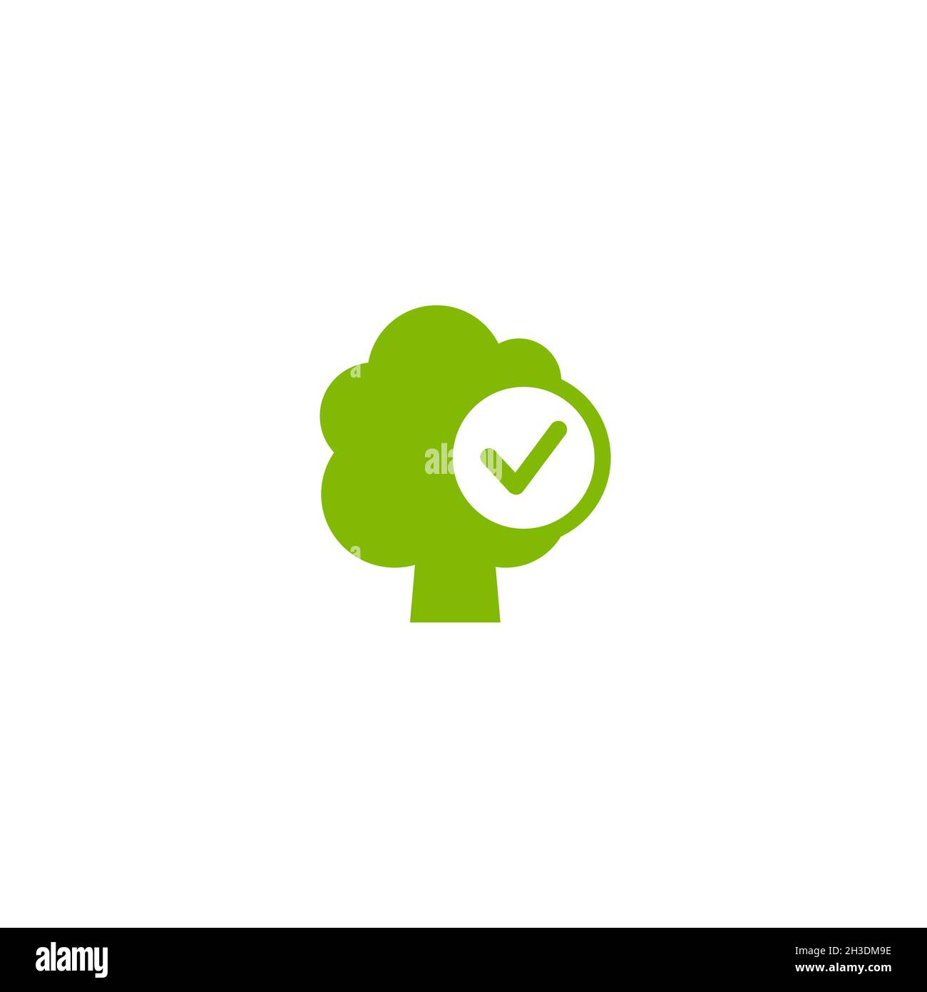 Tick tree logo hi-res stock photography and images - Alamy