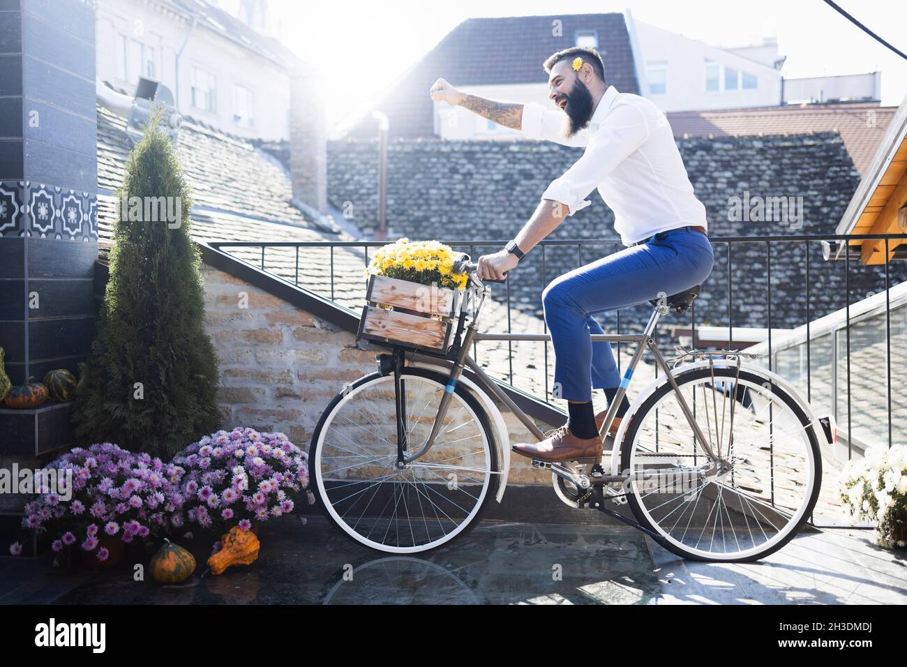 Handsome businessman beard in classic hi-res stock photography and ...
