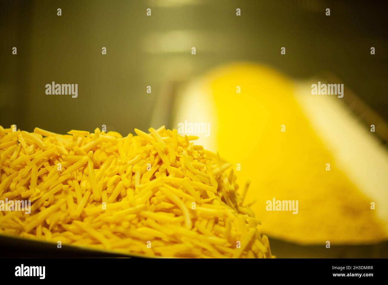 Production line of a potato factory. French fries - fast food Stock ...