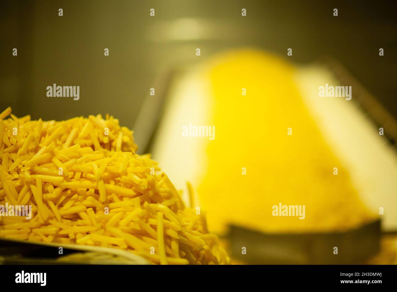 Production line of a potato factory. French fries - fast food Stock ...