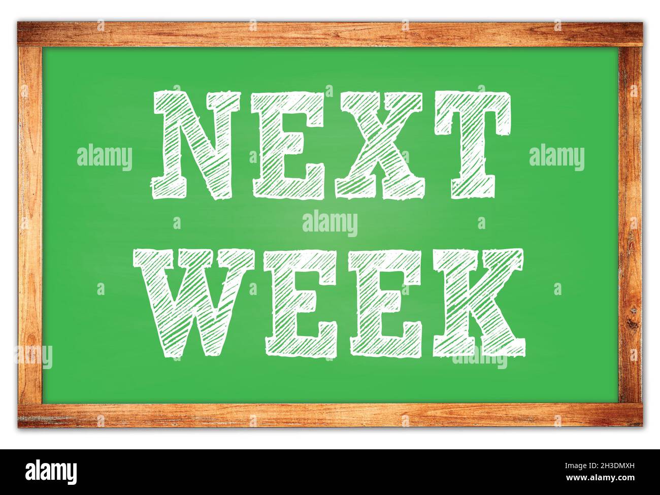 Next week next week green icon hi-res stock photography and images - Alamy