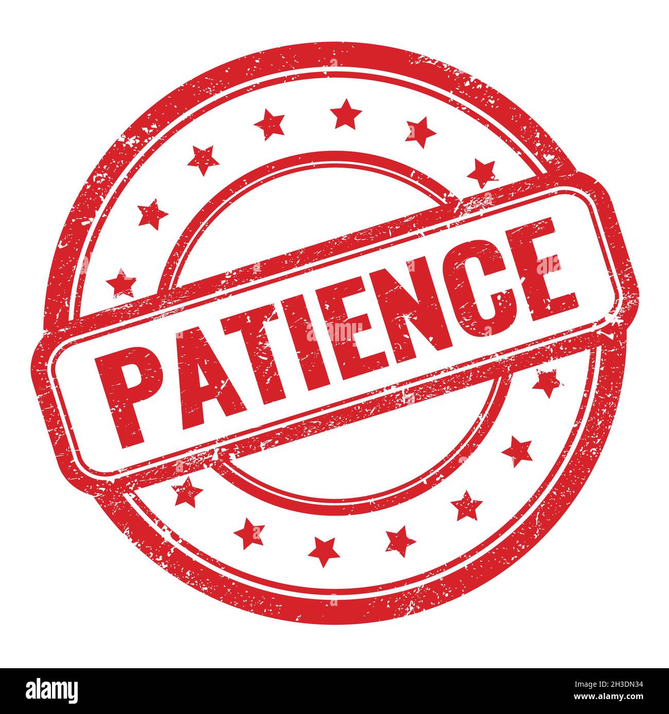 Patience text on red hi-res stock photography and images - Alamy