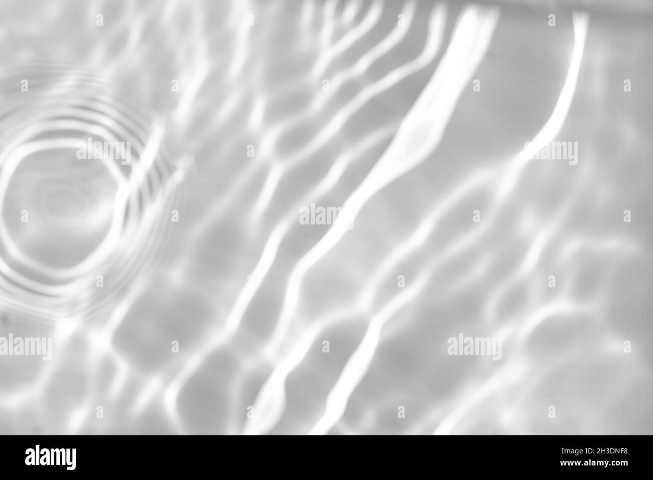 blurred shadow and light caustic effect on a white wall Stock Photo - Alamy