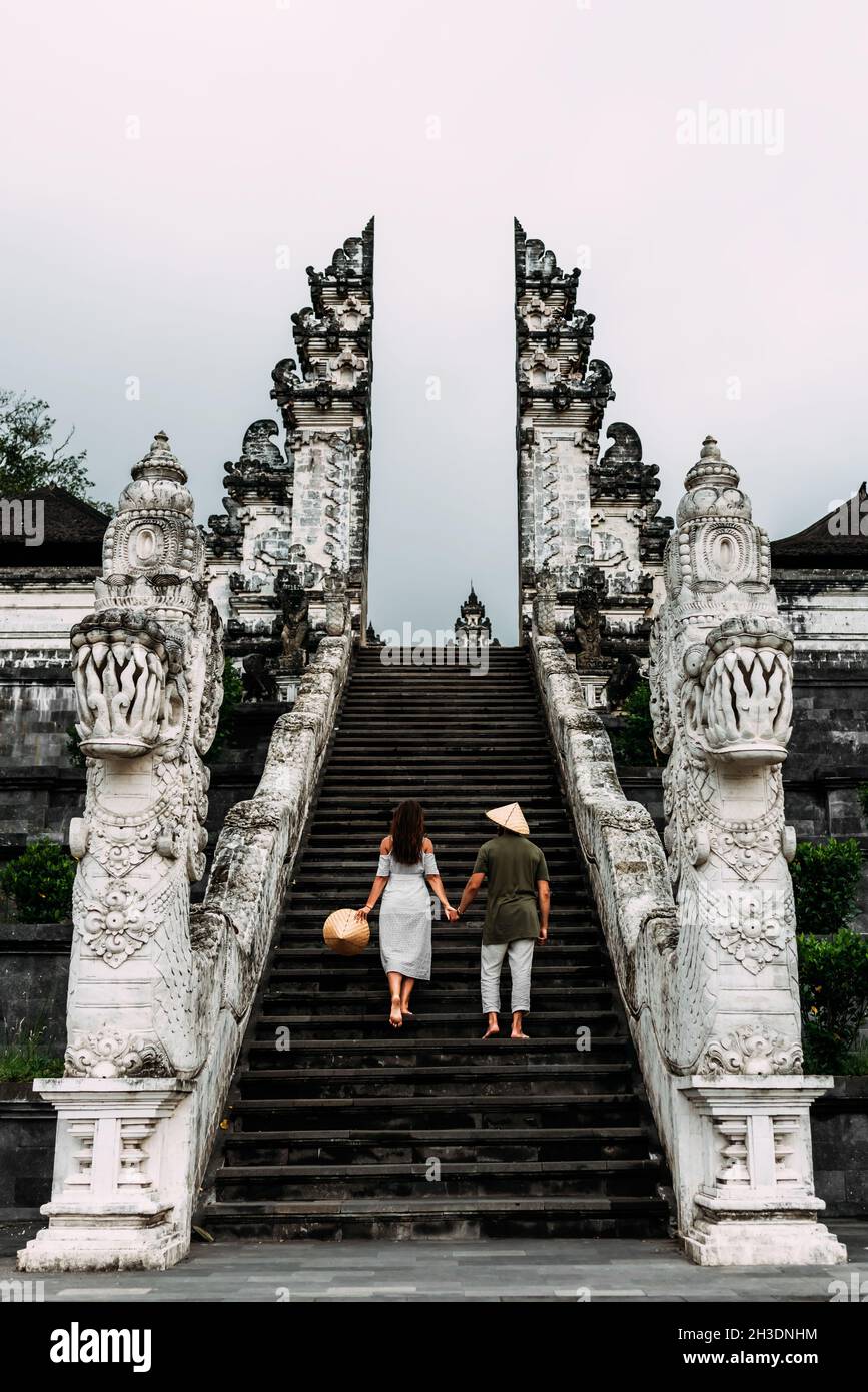 Balinese stairs hi-res stock photography and images - Alamy