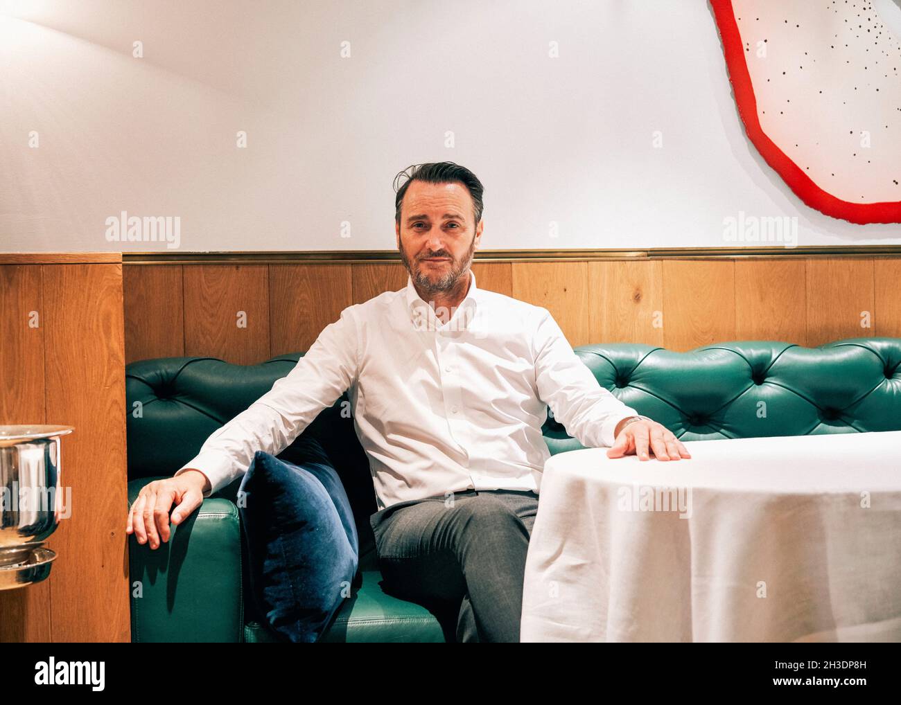 Jason Atherton at Pollen Street Social Stock Photo - Alamy