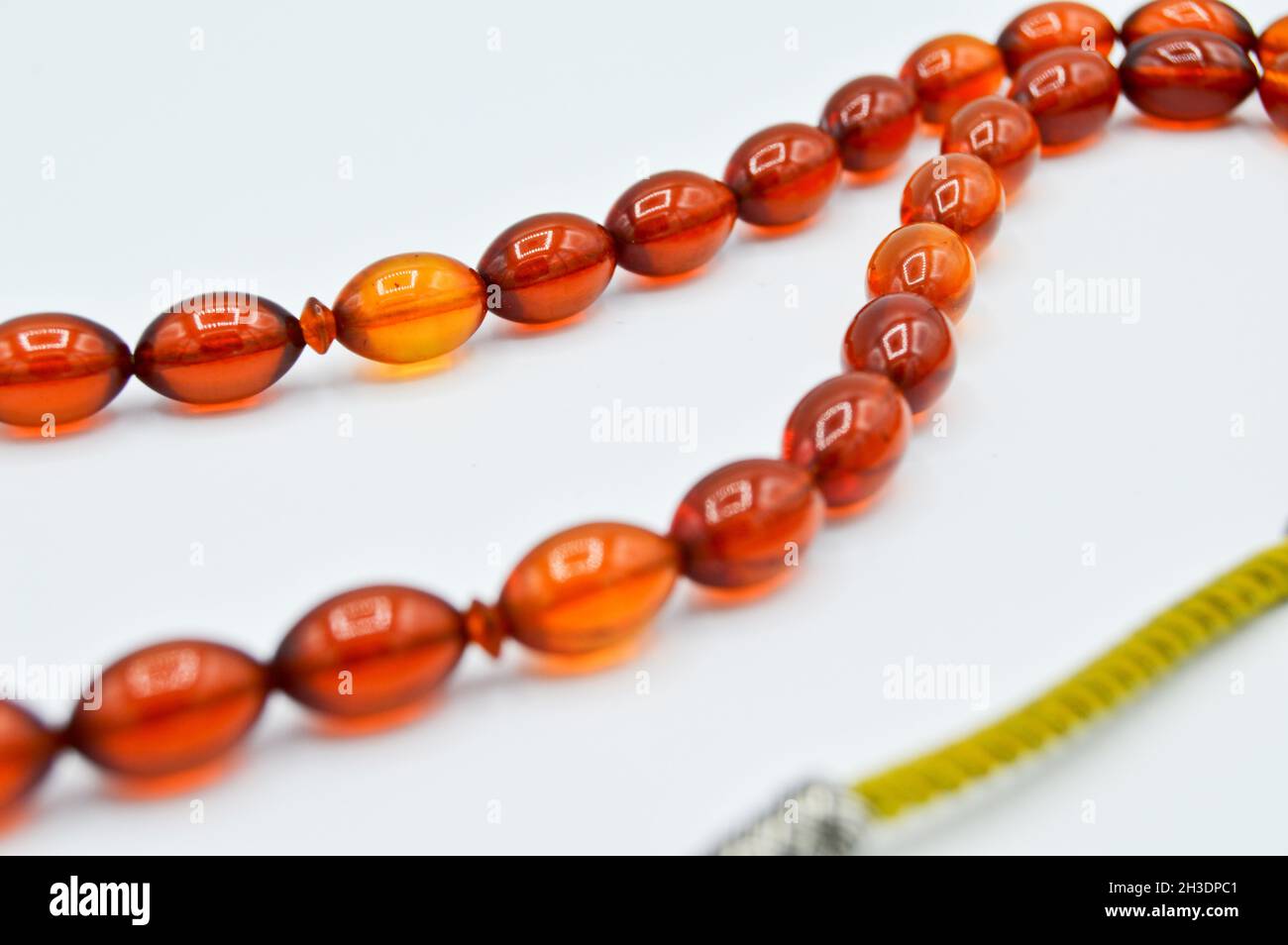 Orange beads sequenced, short rosary, tespih tesbih, an important ...