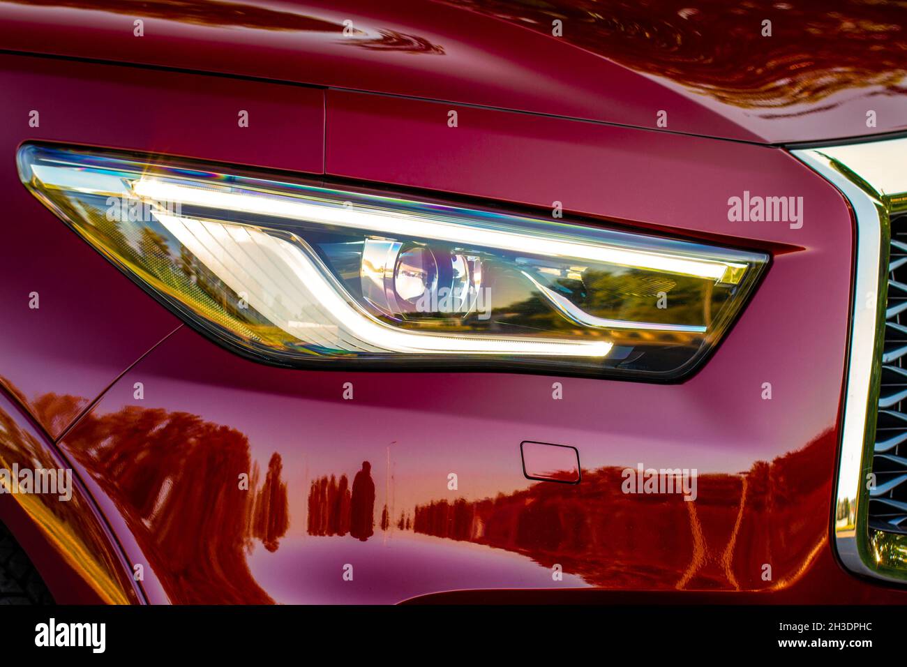 MOSCOW, RUSSIA - JUNE 20, 2021 Infiniti QX80 model year 2021 also ...