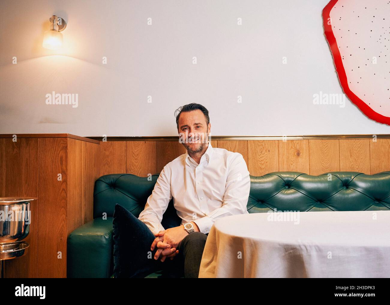 Jason Atherton at Pollen Street Social Stock Photo - Alamy
