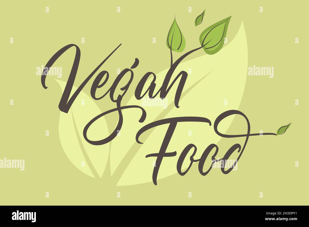 Vegan Food Vector illustration Stock Vector Image & Art - Alamy