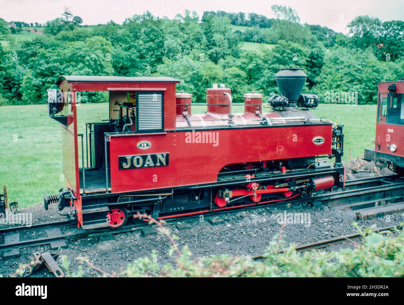 Steam engine Joan - near Powys, Wales. Build in 1927, Joan worked until ...