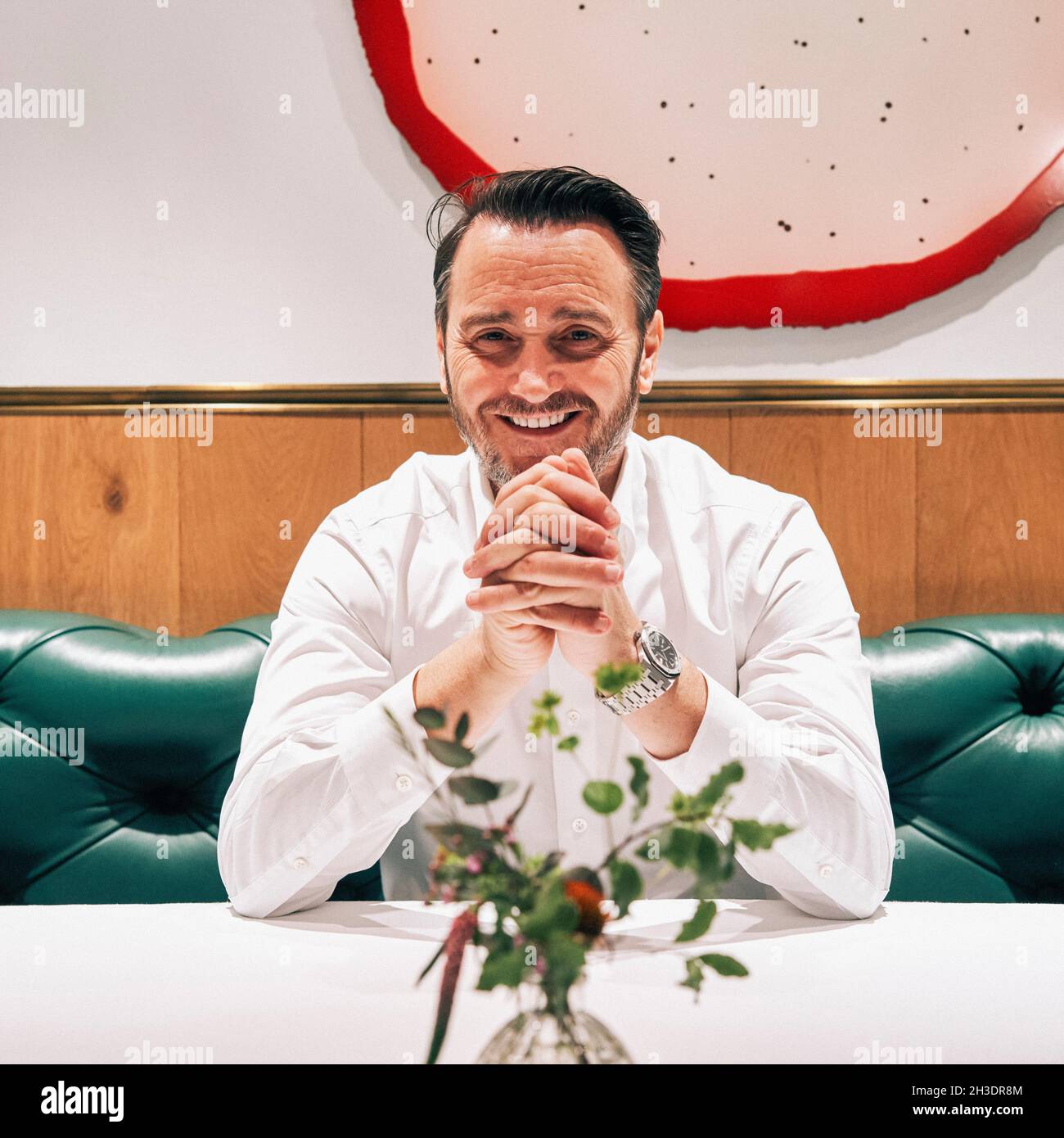 Jason Atherton at Pollen Street Social Stock Photo - Alamy