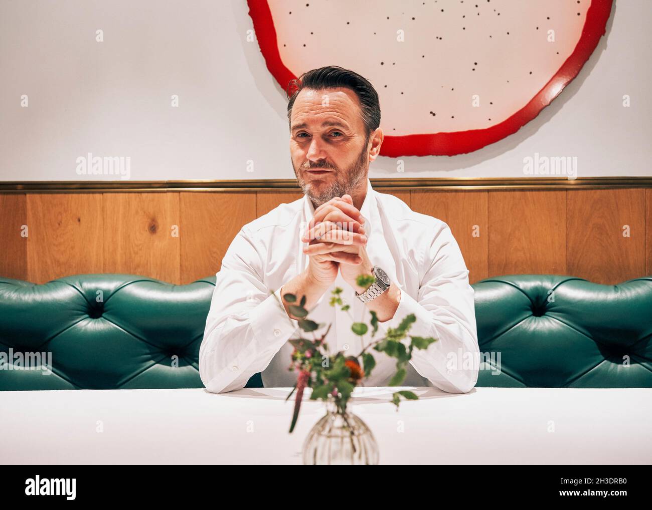 Jason Atherton at Pollen Street Social Stock Photo - Alamy