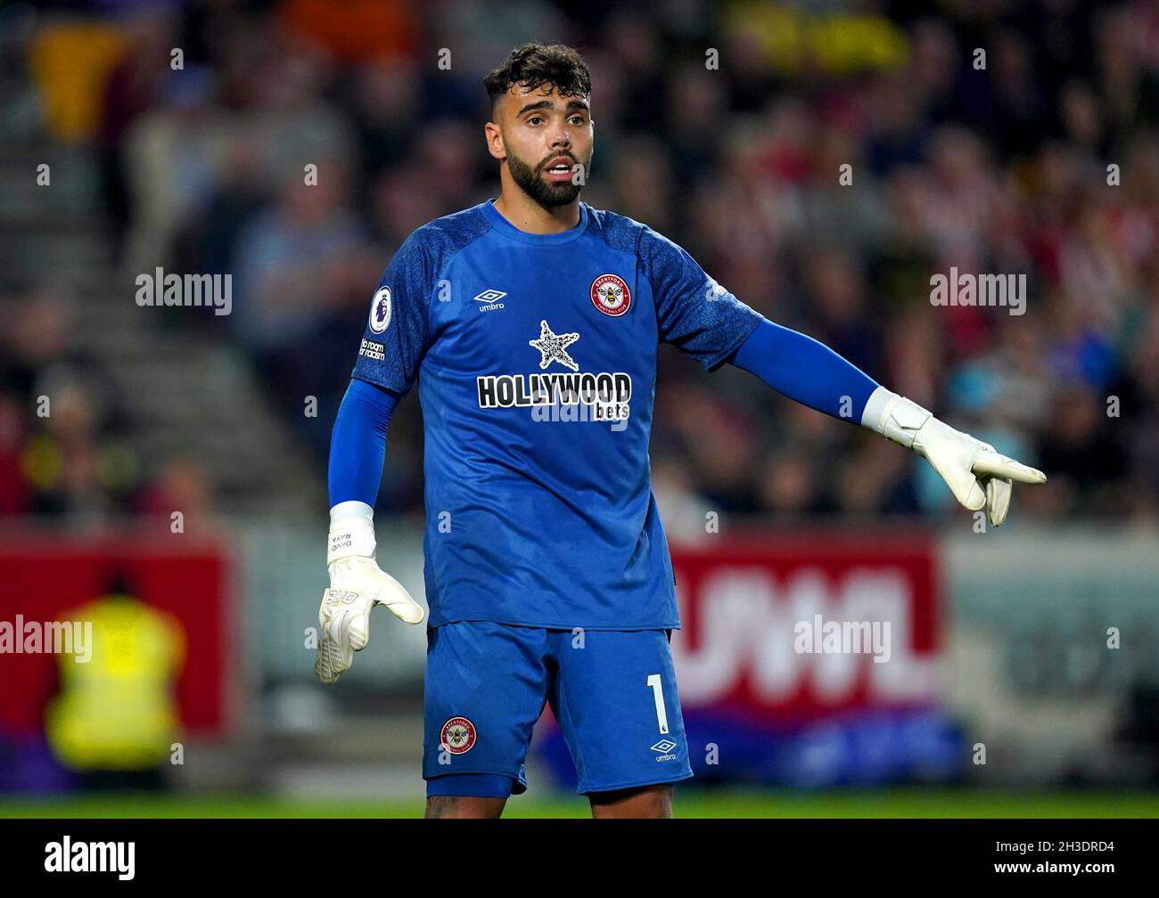 File photo dated 25-09-2021 of Brentford goalkeeper David Raya Martin ...