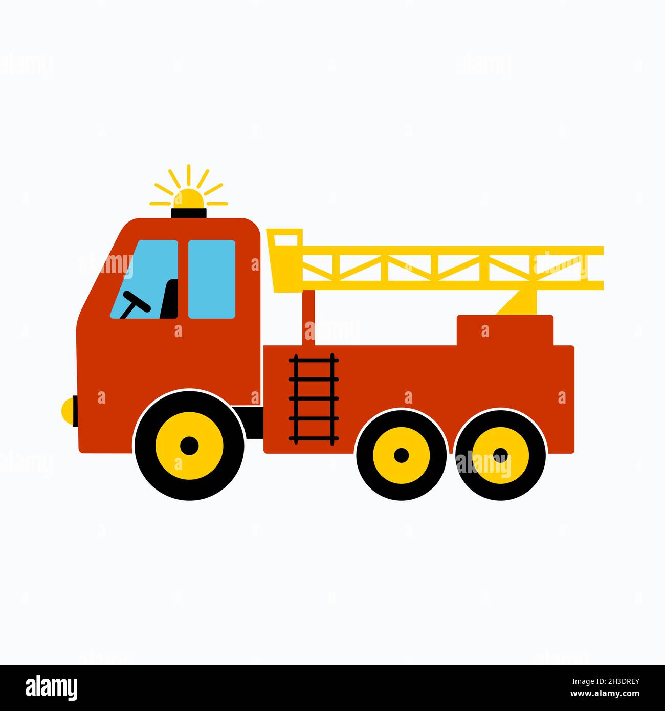 Fire Truck Cartoon For Kids