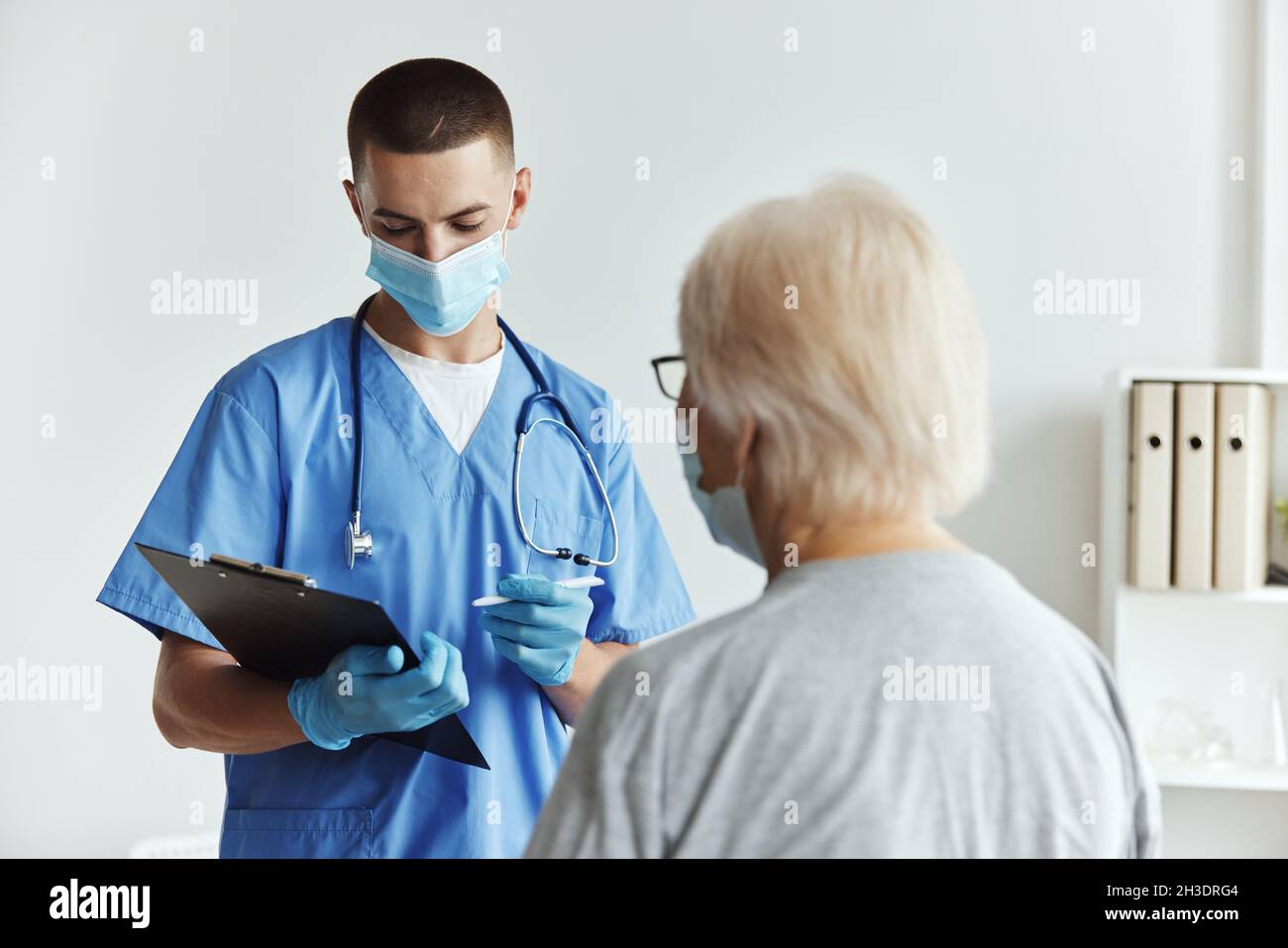 patient visit to the doctor examination hospital office Stock Photo - Alamy
