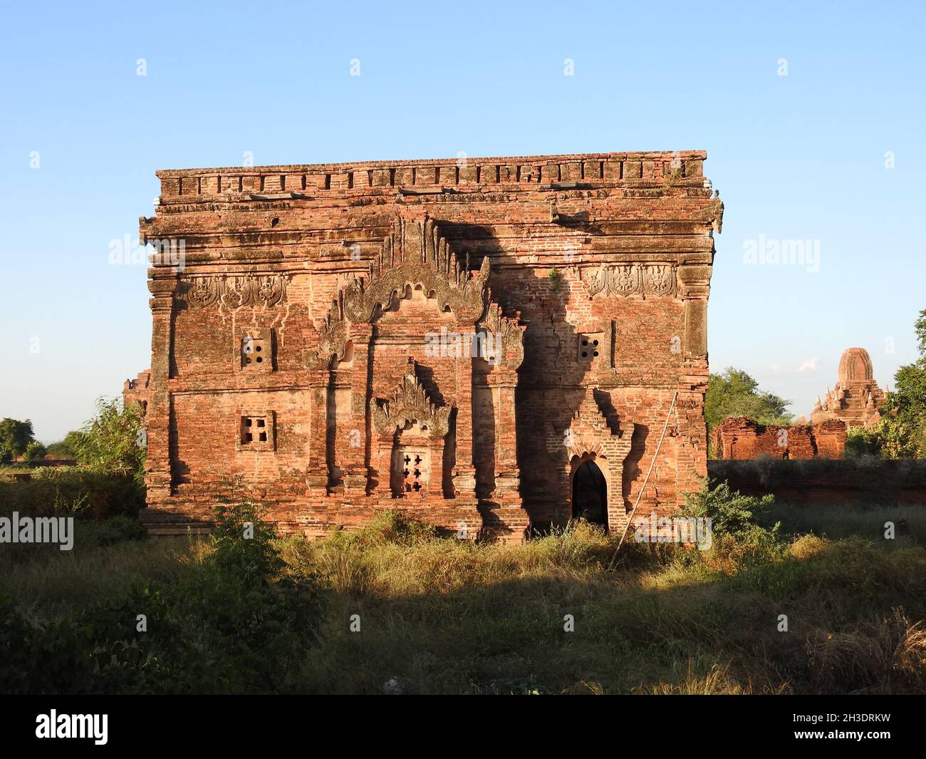 Beautiful shot of the Bagan Archaeological Structures in Myanmar Stock ...