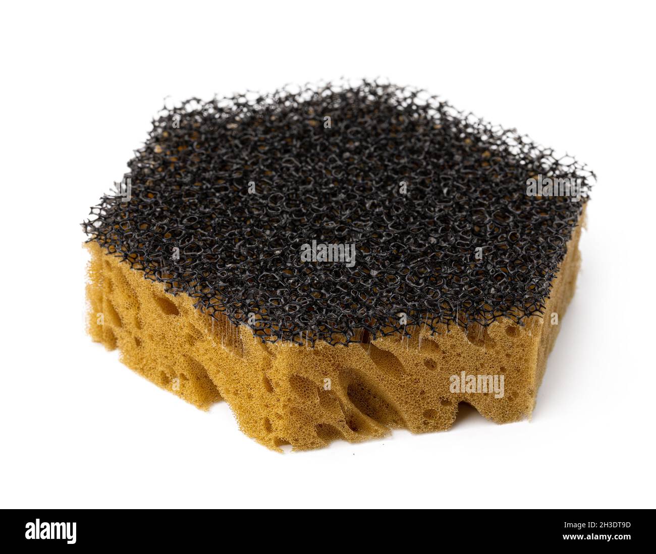 Sponge for dish cleaning isolated on white background Stock Photo - Alamy