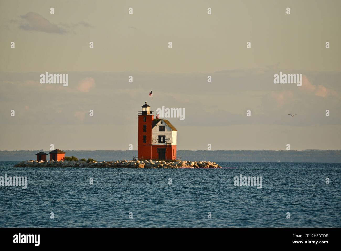 Round island lighthouse park hi-res stock photography and images - Alamy