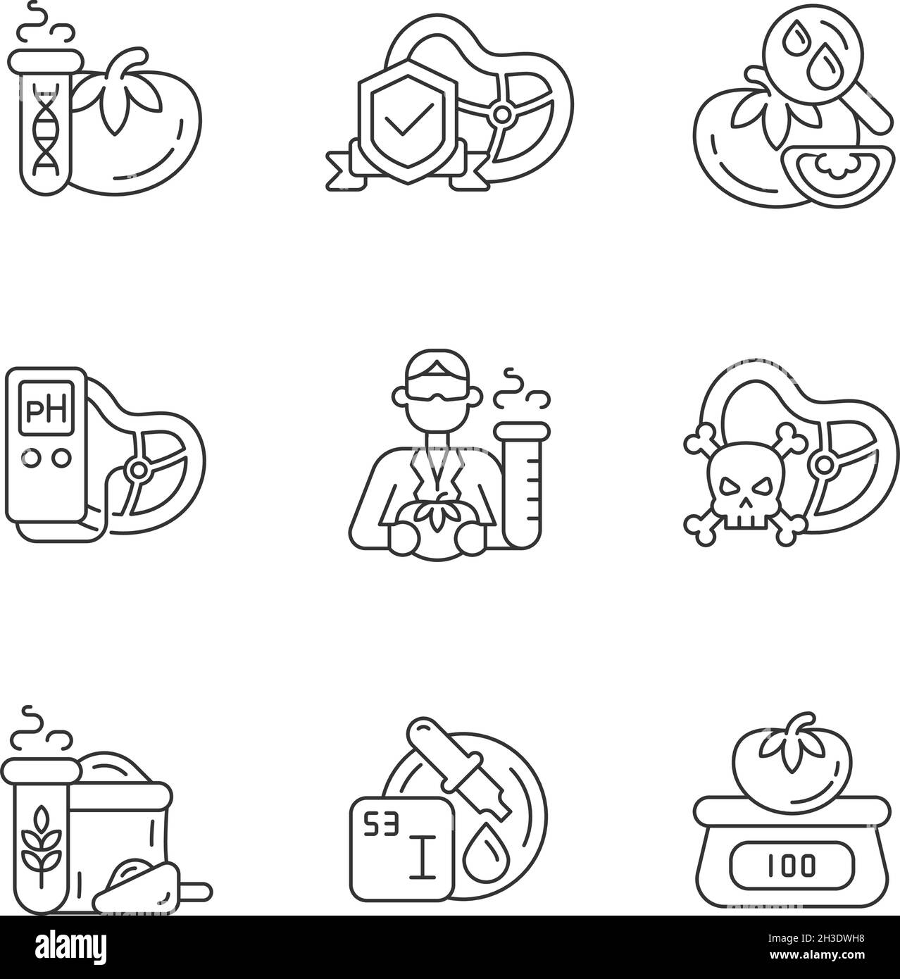 Composition food products Black and White Stock Photos & Images - Alamy