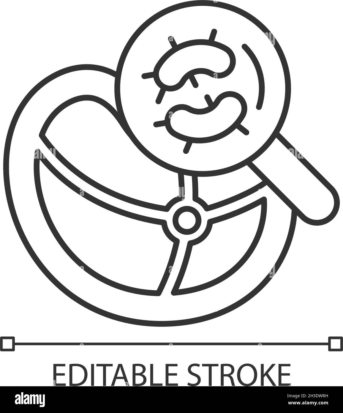 Pathogen testing linear icon Stock Vector Image & Art - Alamy