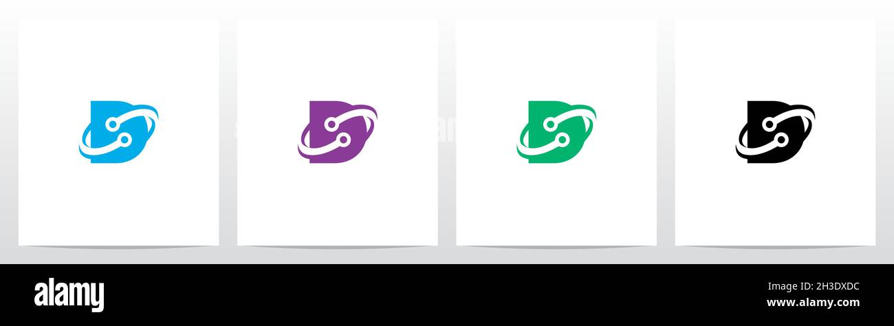 Cybernetic letter d hi-res stock photography and images - Alamy