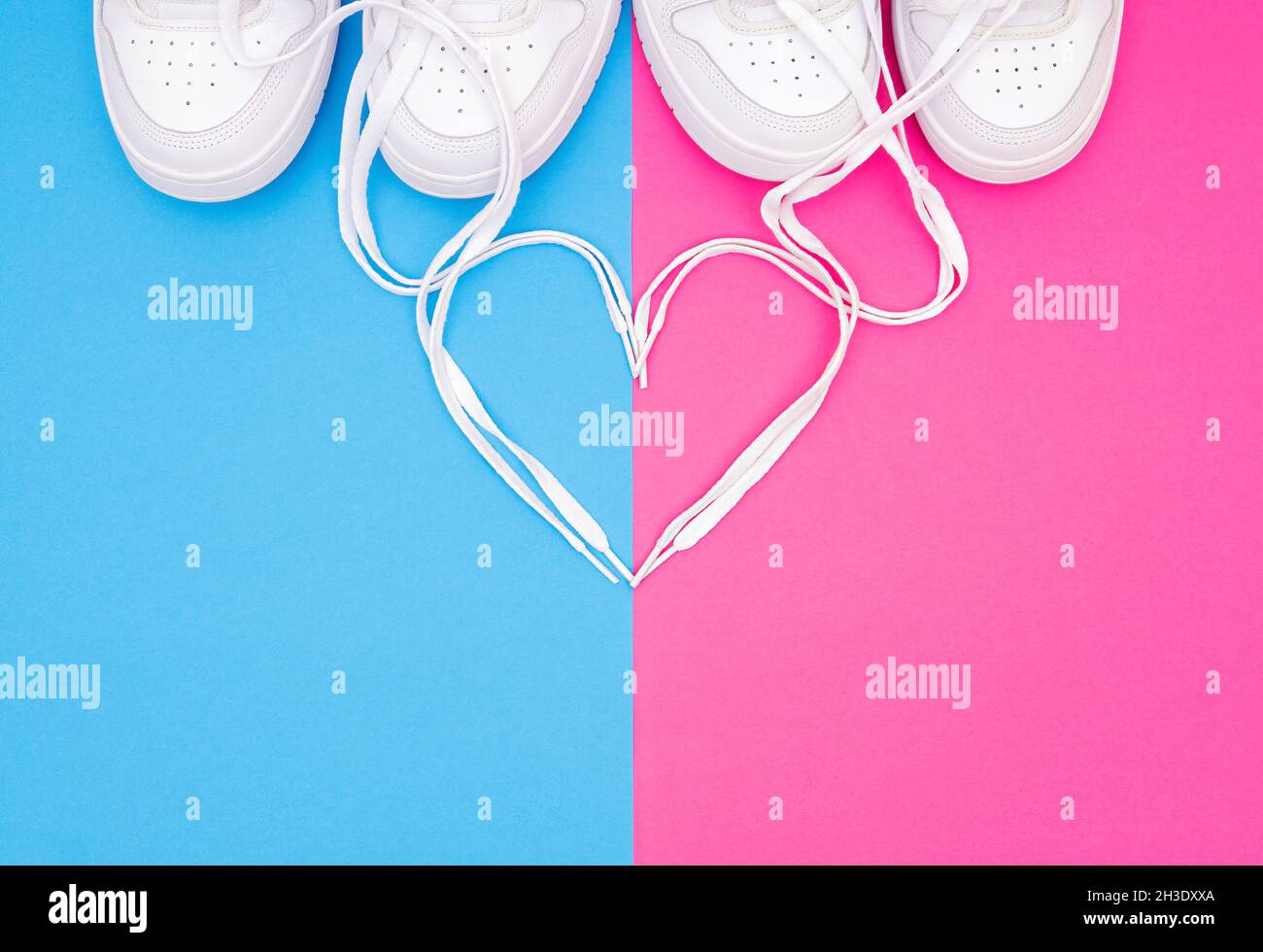 Shoes shoelaces heart shape hi-res stock photography and images - Alamy
