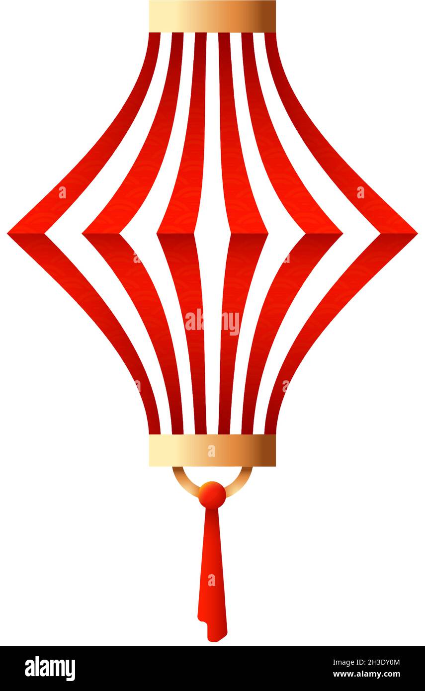 Japanese paper lamp Stock Vector Images - Alamy