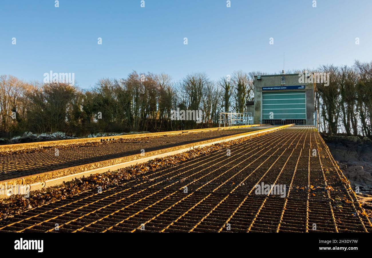 Kirkcudbright, Scotland - January 8th 2021: Kirkcudbright Lifeboat ...