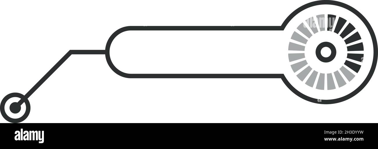 Hud loading circle hi-res stock photography and images - Alamy