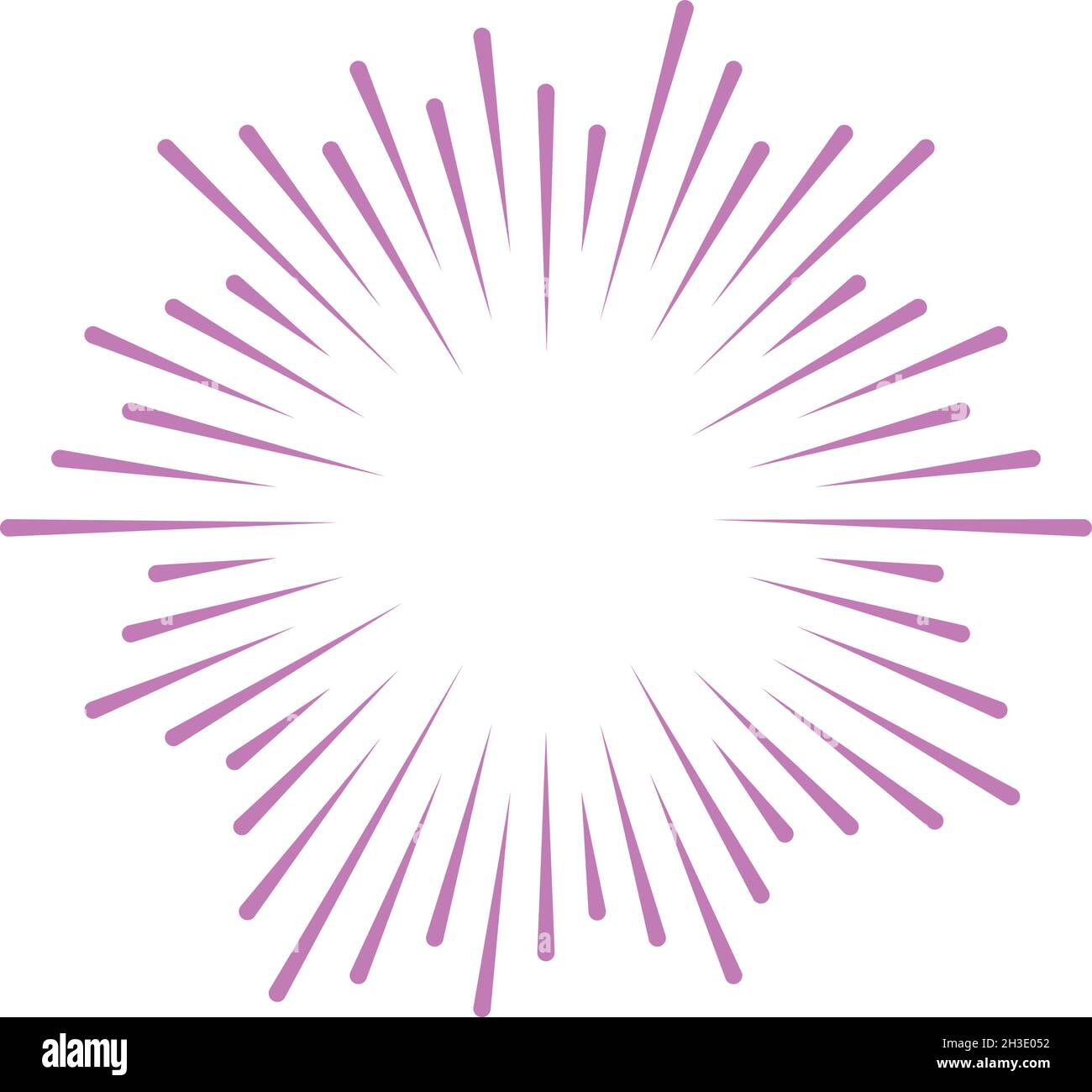 Purple sunburst Cut Out Stock Images & Pictures - Alamy