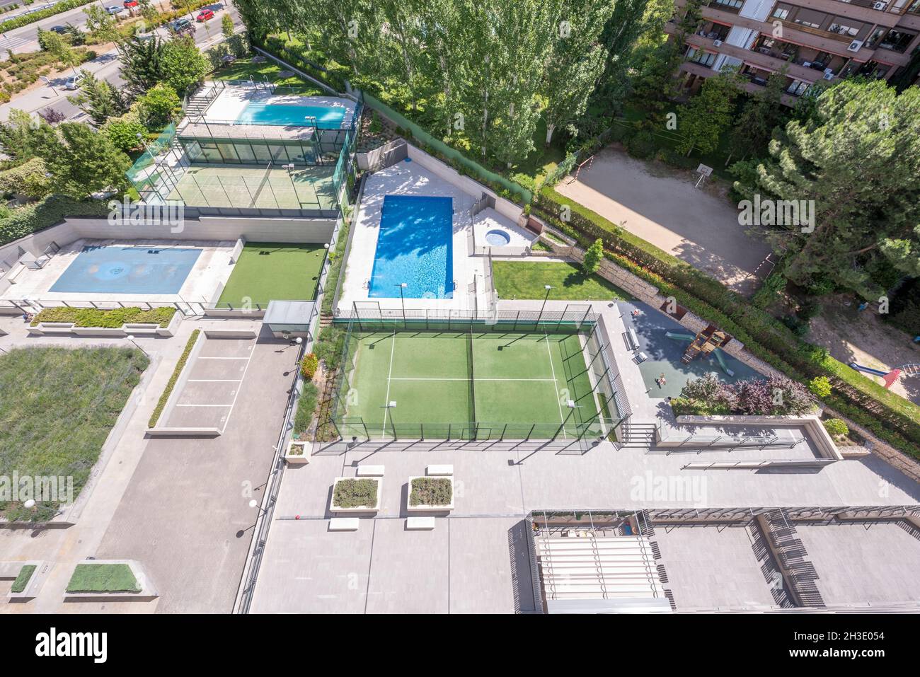 tennis courts, paddle tennis courts and residential swimming pools ...