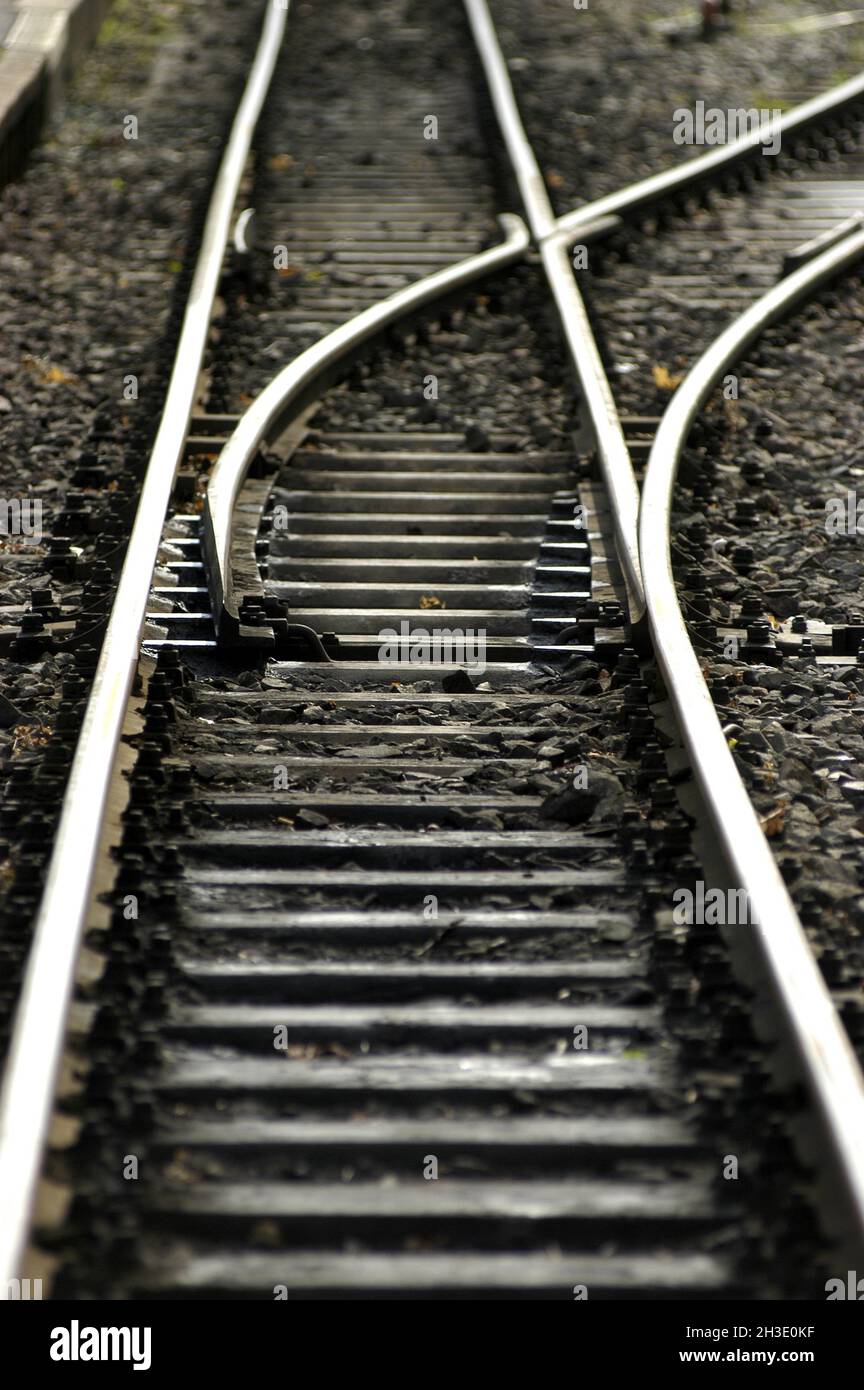 Rail switch hi-res stock photography and images - Alamy