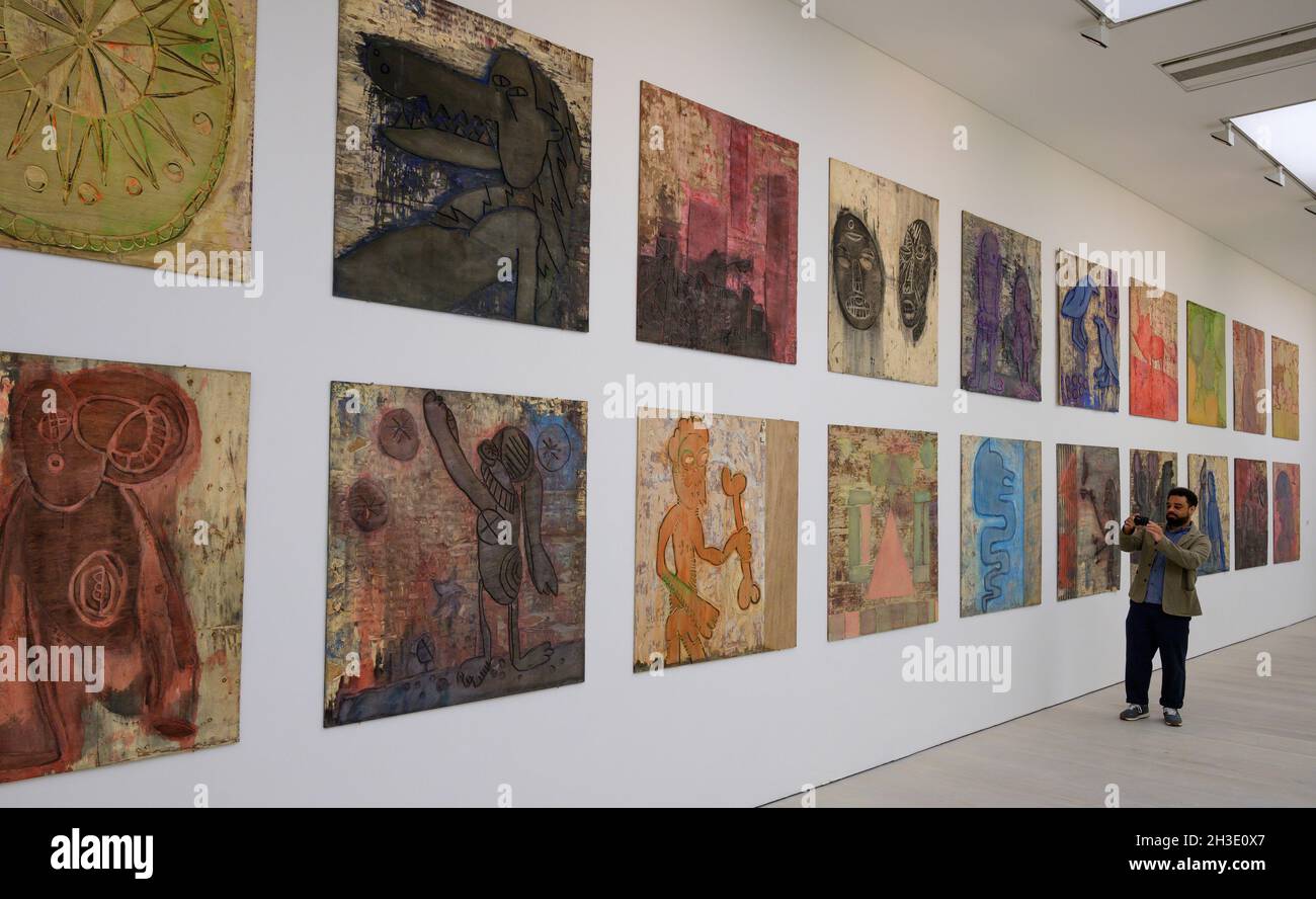 Saatchi Gallery, London, UK. 28th October 2021. The Thousand Year ...