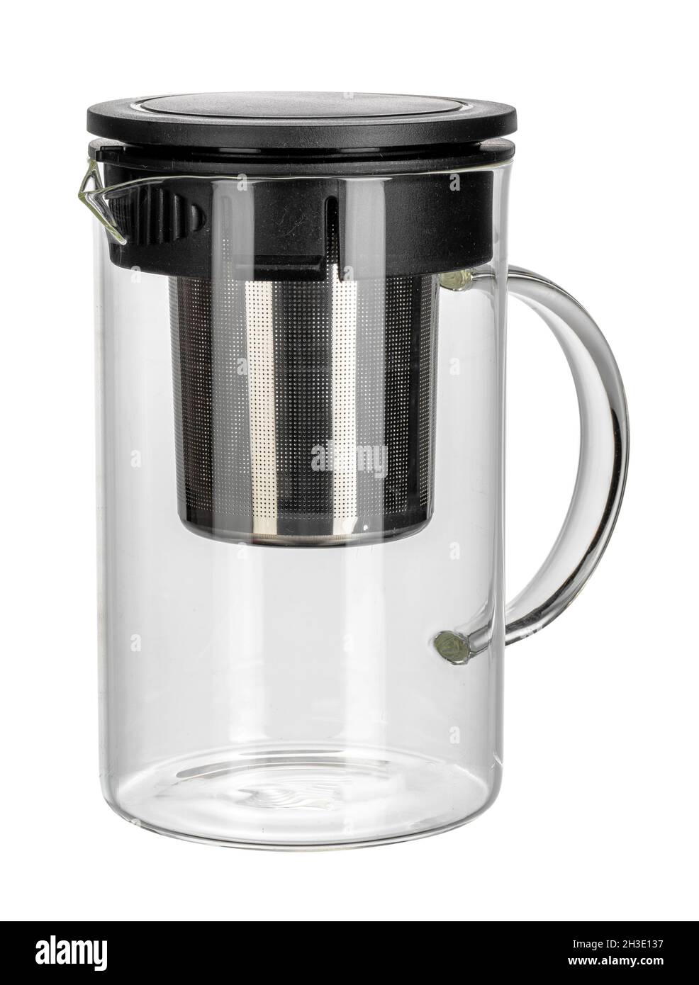 Empty tea kettle isolate on white background Stock Photo - Alamy