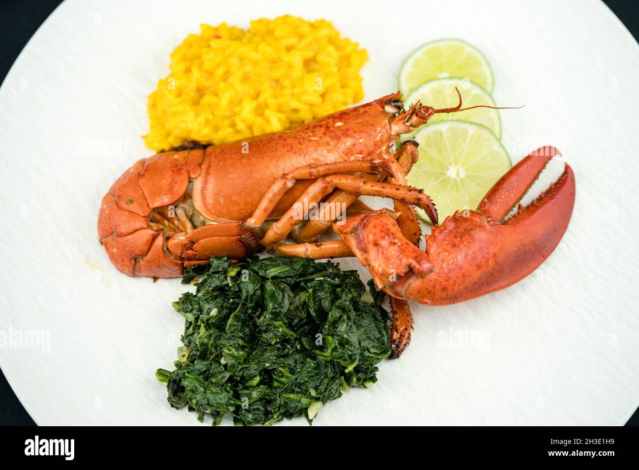 a fresh cooked red lobster Stock Photo - Alamy