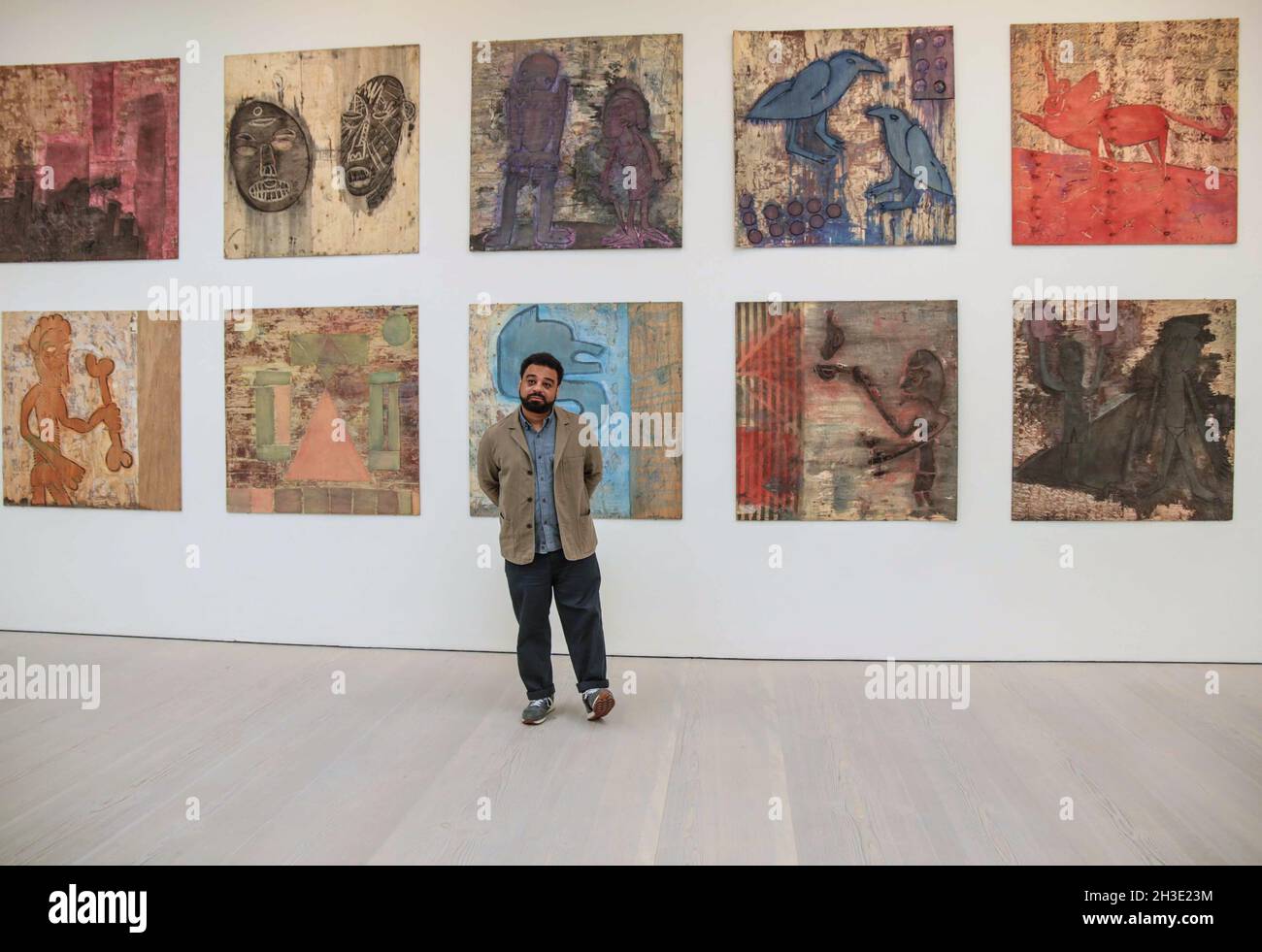 London UK 28 October 2021 The artist Cedar Lewisohn infant of The ...