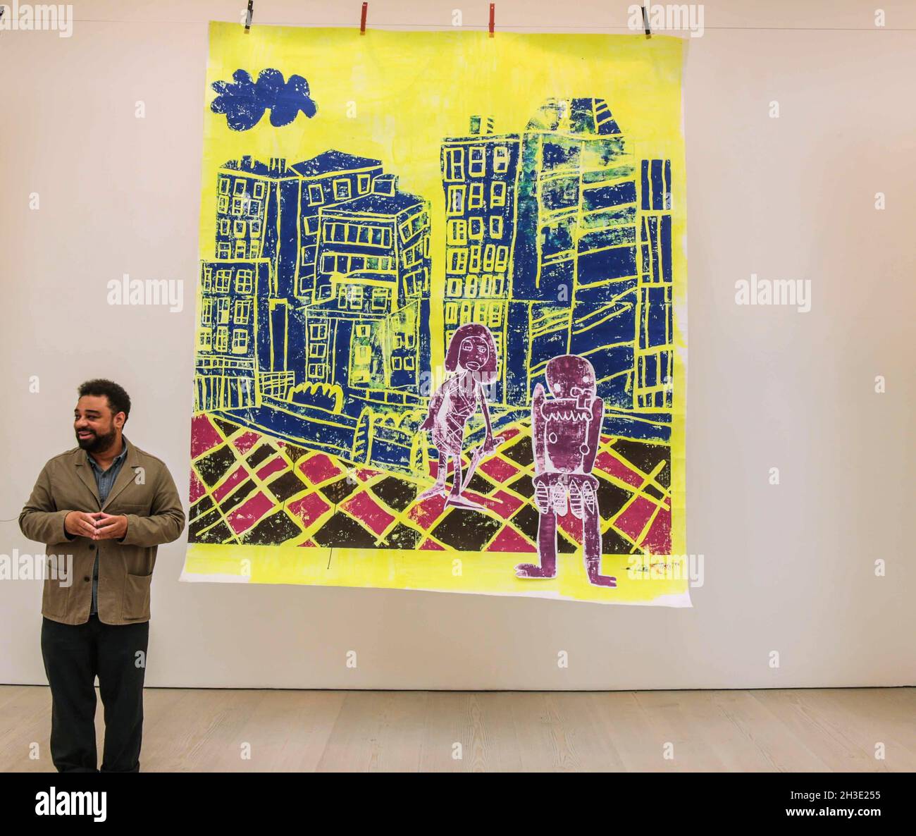 London UK 28 October 2021 The artist Cedar Lewisohn infant of The ...