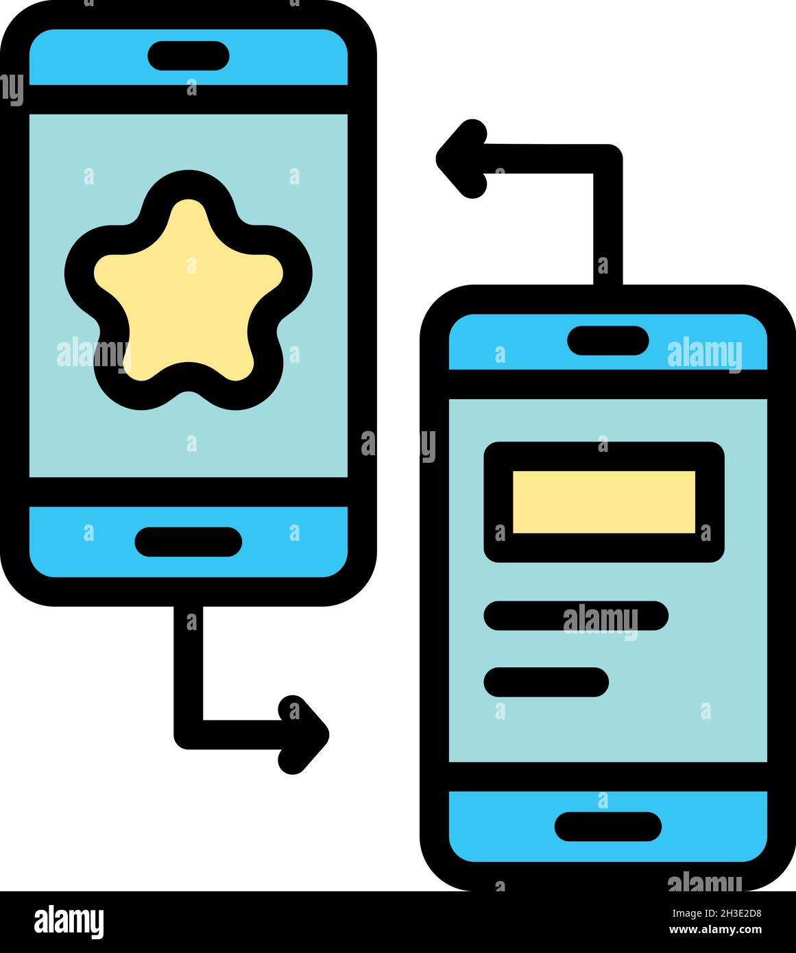 Syncing vector vectors hi-res stock photography and images - Alamy