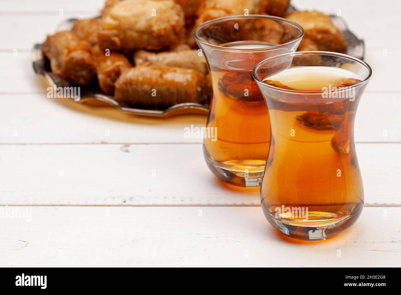 Set traditional turkish desserts hi-res stock photography and images ...