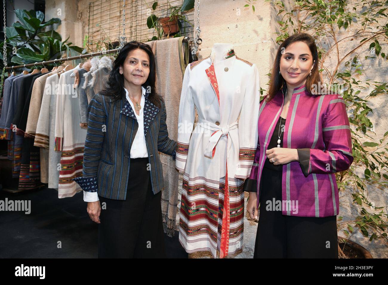 Princess Noal of Egypt ( Princess of Afghanistan )poses with her cousin ...