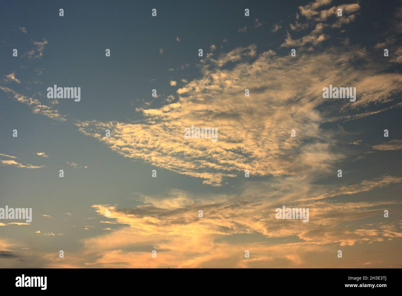 Photo set of clouds and changing the color and shape of the clouds in ...