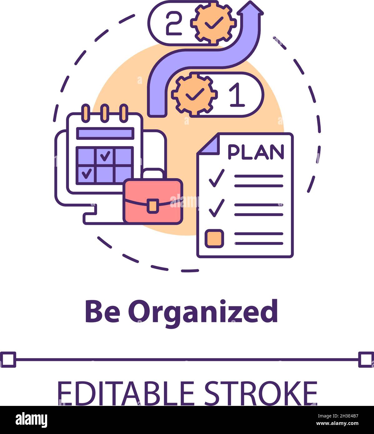Workflow organized Stock Vector Images - Alamy