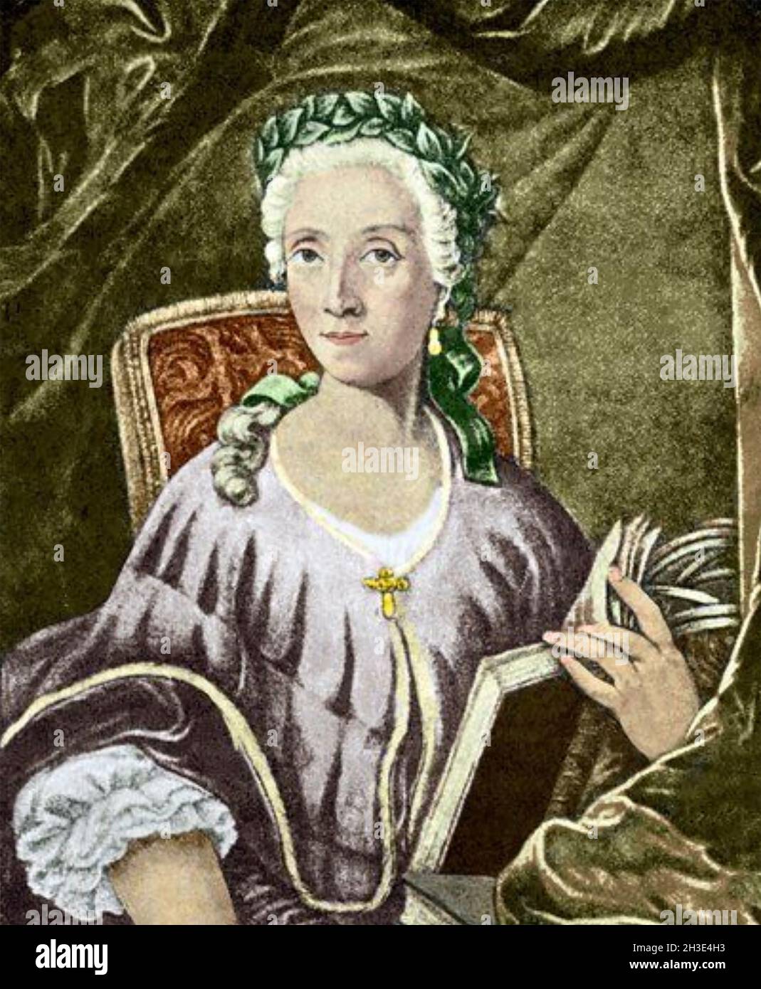 LAURA BASSI (1711-1778) Italian physicist and academic Stock Photo - Alamy