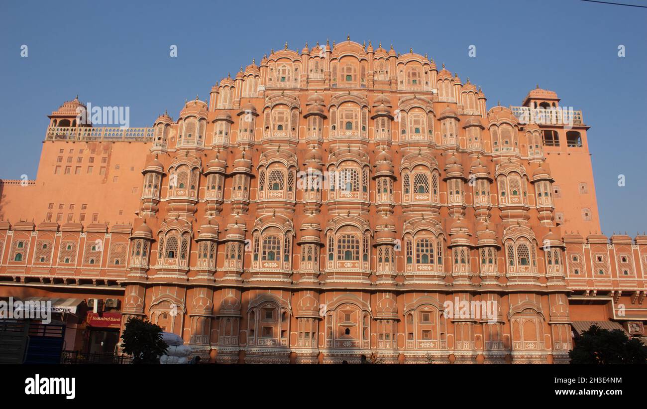 JAIPUR, INDIA - Nov 04, 2020: The beautiful frontal view of the ...