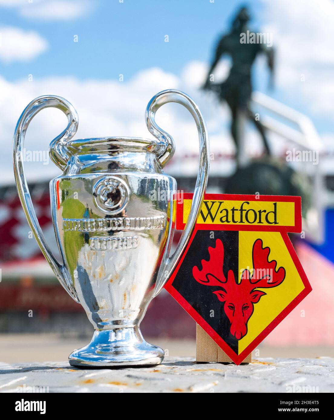 Watford football club logo hi-res stock photography and images - Alamy