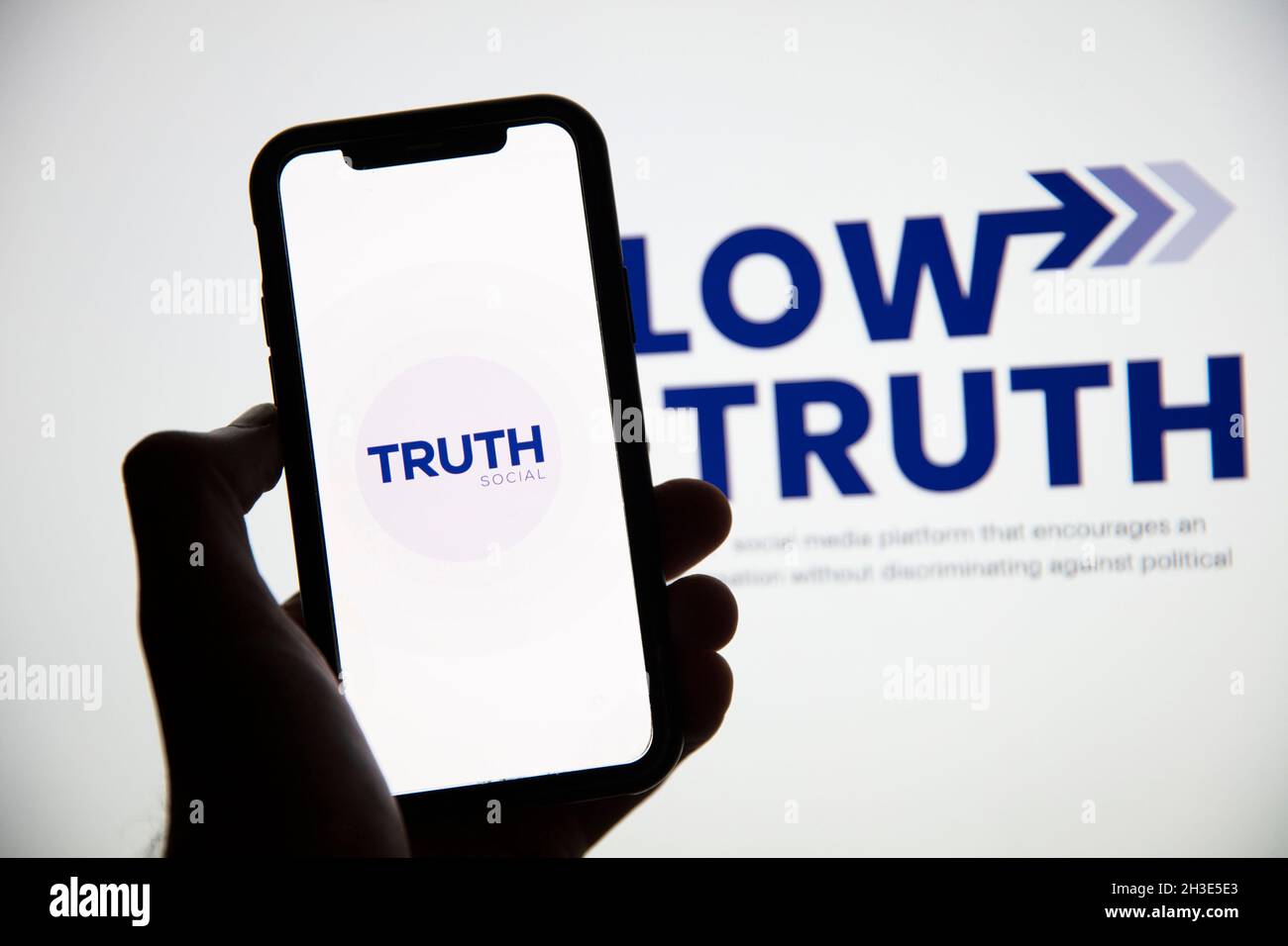 Truth social logo hi-res stock photography and images - Alamy
